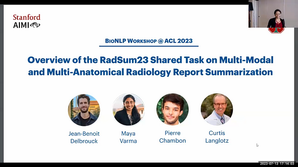 Underline | Overview of the RadSum23 Shared Task on Multi-modal and ... Underline | Overview of the RadSum23 Shared Task on Multi-modal and ...