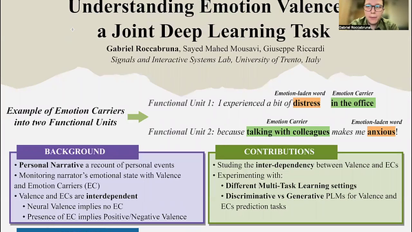 Understanding Emotion Valence is a Joint Deep Learning Task | Underline