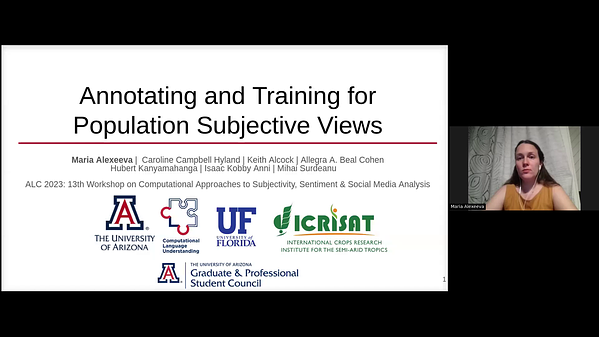 Underline | Annotating and Training for Population Subjective Views Underline | Annotating and Training for Population Subjective Views