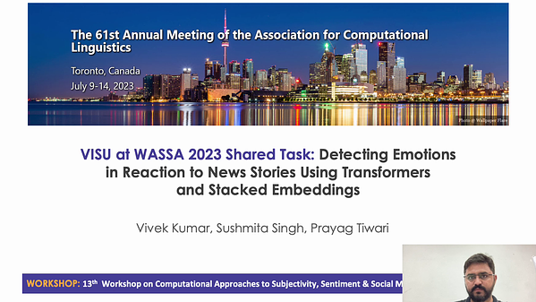 Underline | VISU at WASSA 2023 Shared Task: Detecting Emotions in ... Underline | VISU at WASSA 2023 Shared Task: Detecting Emotions in ...