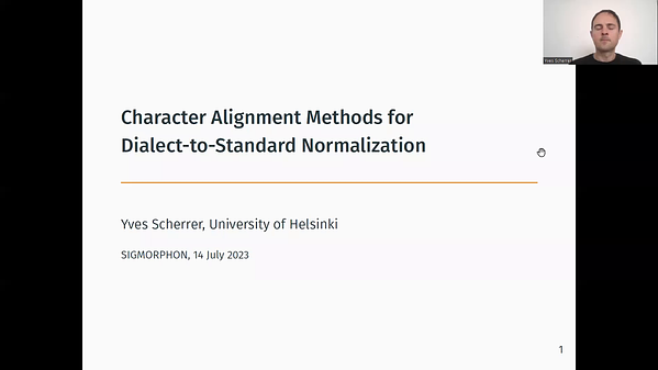 Character alignment methods for dialect-to-standard normalization | Underline