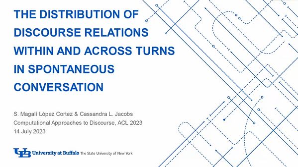 The distribution of discourse relations within and across turns in ...