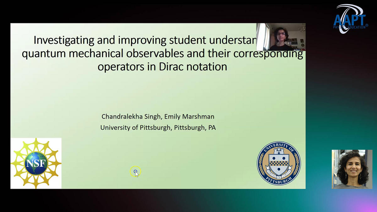 Underline | Investigating and improving student understanding of quantum mechanical observables ...