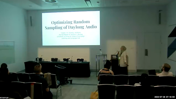 Underline | Optimizing Random Sampling of Daylong Audio Underline | Optimizing Random Sampling of Daylong Audio