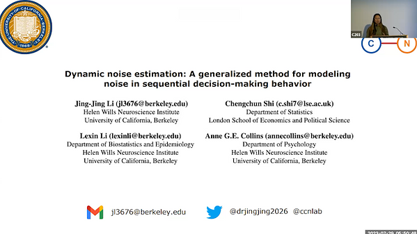 Underline | A generalized method for dynamic noise inference in modeling sequential decision-making