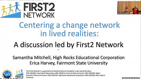 Underline | Centering a change network in lived realities: A discussion led by First2 Network