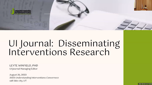 Underline | UI Journal: Disseminating Interventions Research