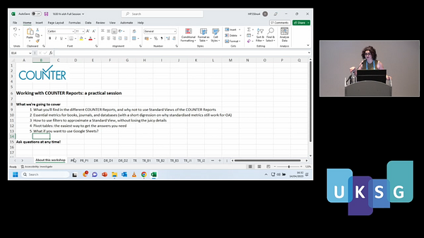 Underline | Working with usage metrics: hands on with COUNTER reports