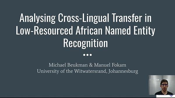 Underline | Analysing Cross-Lingual Transfer in Low-Resourced African Named Entity Recognition