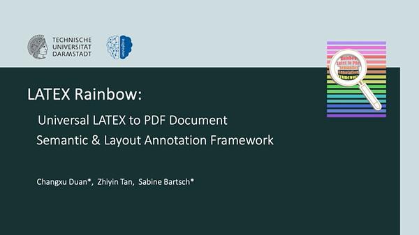 Underline | LaTeX Rainbow: Universal LaTeX to PDF Document Semantic ...