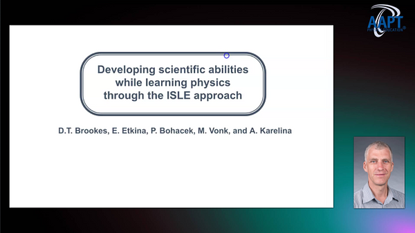 Developing scientific abilities while learning physics through the ISLE ...