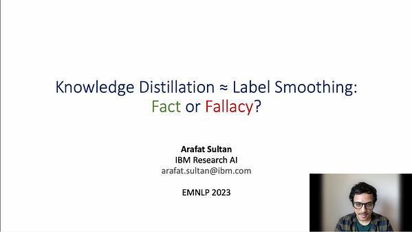 Underline | Knowledge Distillation ≈ Label Smoothing: Fact or Fallacy?