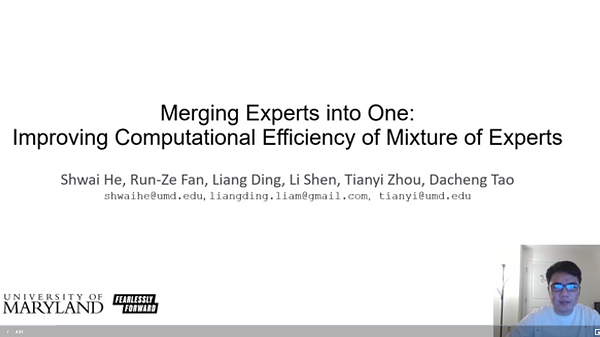 Merging Experts into One: Improving Computational Efficiency of Mixture of Experts | Underline