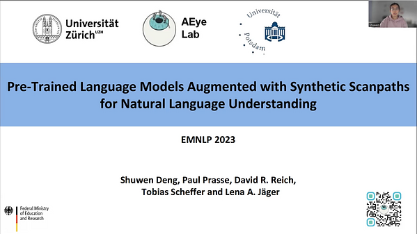 Underline | Pre-Trained Language Models Augmented with Synthetic Scanpaths for Natural Language ...