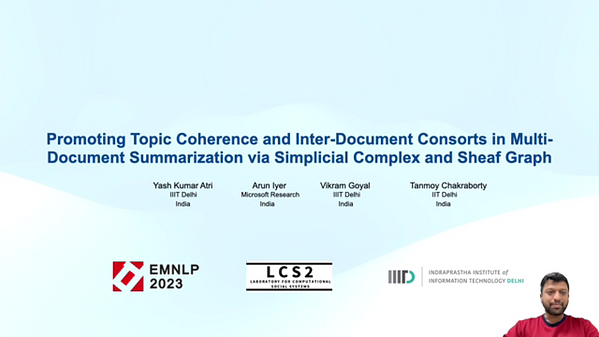 Promoting Topic Coherence and Inter-Document Consorts in Multi-Document Summarization via ...