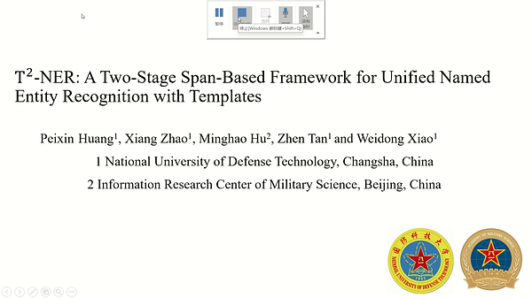 T2-NER: A Two-Stage Span-based Framework For Unified Named Entity ...