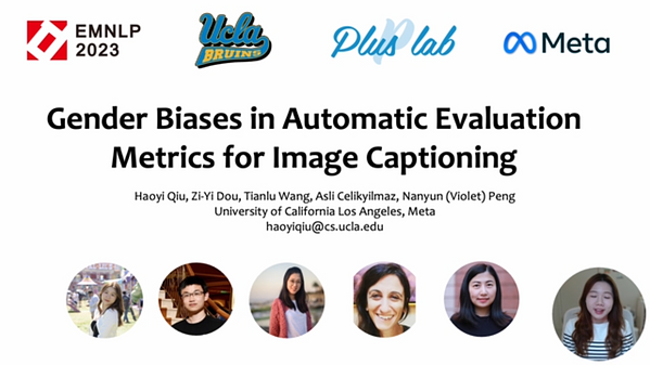 Underline | Gender Biases in Automatic Evaluation Metrics for Image Captioning