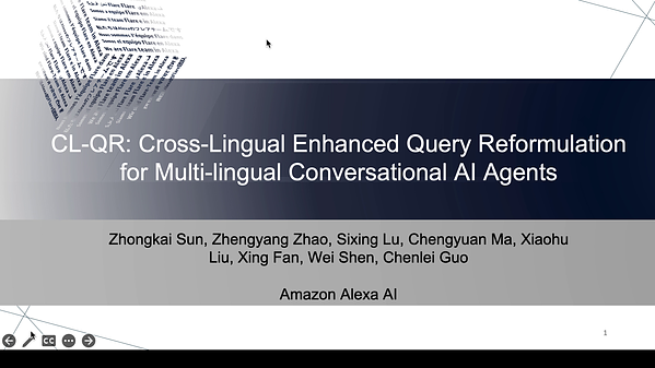 Underline | CL-QR: Cross-Lingual Enhanced Query Reformulation for Multi-lingual Conversational ...