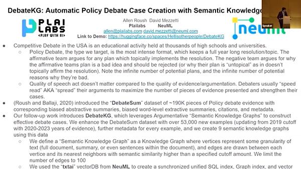 Underline | DebateKG – Automatic Policy Debate Case Creation with ...