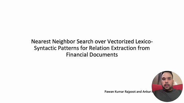 Underline Nearest Neighbor Search Over Vectorized Lexico Syntactic Patterns For Relation 
