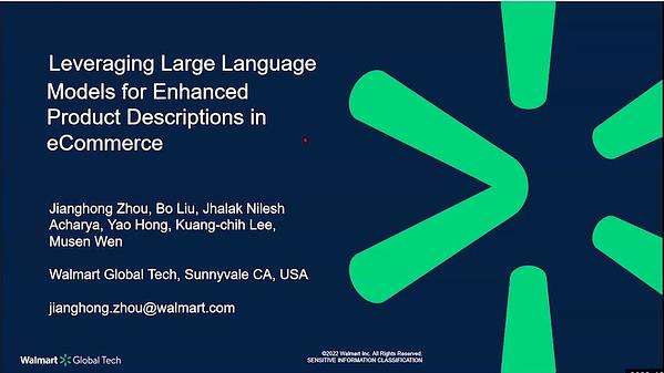 Leveraging Large Language Models for Enhanced Product Descriptions in ...