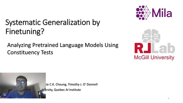 Systematic Generalization by Finetuning? Analyzing Pretrained Language Models Using Constituency ...
