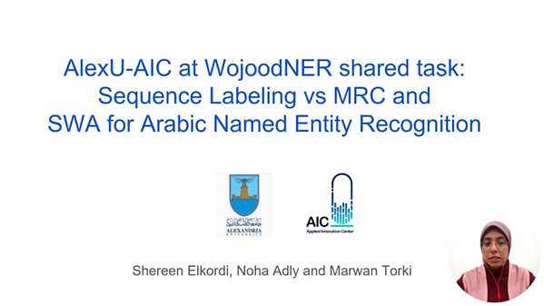 Underline | AlexU-AIC at WojoodNER shared task: Sequence Labeling vs MRC and SWA for Arabic ...