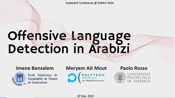 Offensive Language Detection in Arabizi | Underline