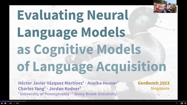 Evaluating Neural Language Models as Cognitive Models of Language Acquisition | Underline