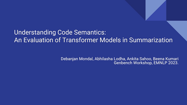 Underline | Understanding Code Semantics: An Evaluation of Transformer ... Underline | Understanding Code Semantics: An Evaluation of Transformer ...