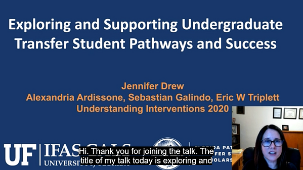 Underline | Exploring and Supporting Undergraduate Transfer Student ...