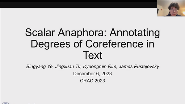 Underline | Scalar Anaphora: Annotating Degrees of Coreference in Text