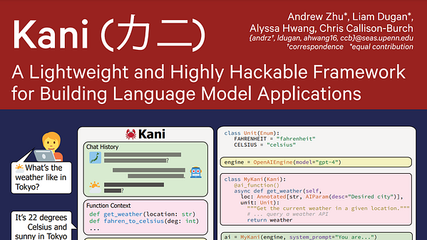 Underline | Kani: A Lightweight and Highly Hackable Framework for ... Underline | Kani: A Lightweight and Highly Hackable Framework for ...