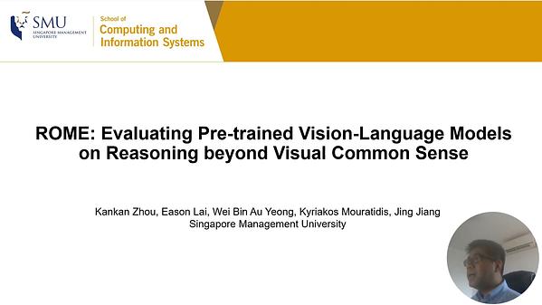 Underline | ROME: Evaluating Pre-trained Vision-Language Models on ... Underline | ROME: Evaluating Pre-trained Vision-Language Models on ...