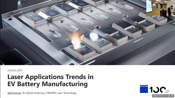 Laser Applications Trends in EV Battery Manufacturing | Underline