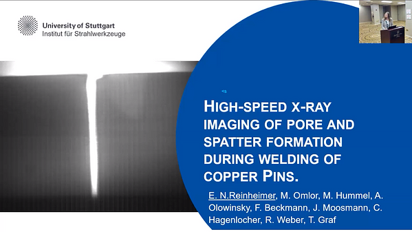 High-Speed X-Ray Imaging of Pore and Spatter Formation During Welding ...