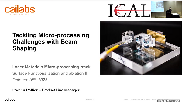 Underline | Tackling Micro-Processing Challenges with Beam Shaping