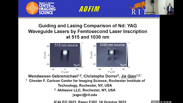 Guiding and Lasing Comparison of Nd: YAG Waveguide Lasers by ...