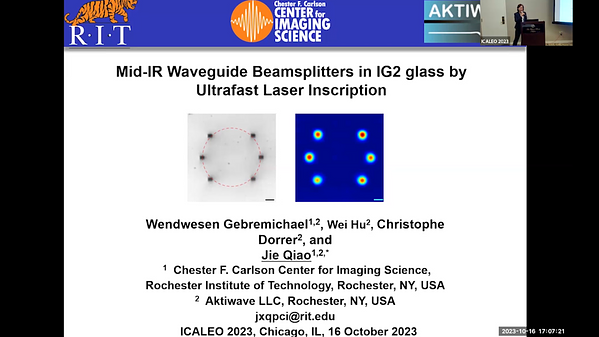 Mid-IR Waveguide Beamsplitters in IG2 Glass by Ultrafast Laser ...