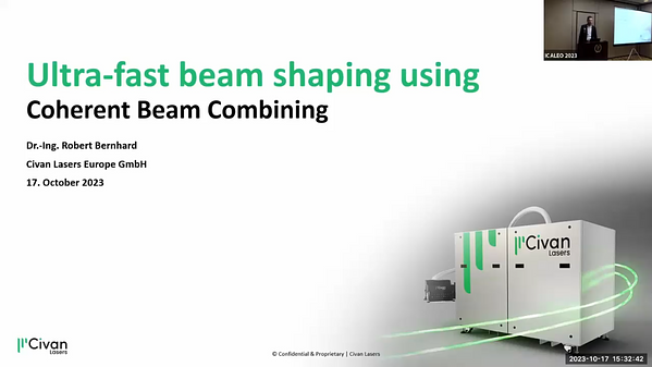 Ultra-fast Beam Shaping Using Coherent Beam Combining | Underline