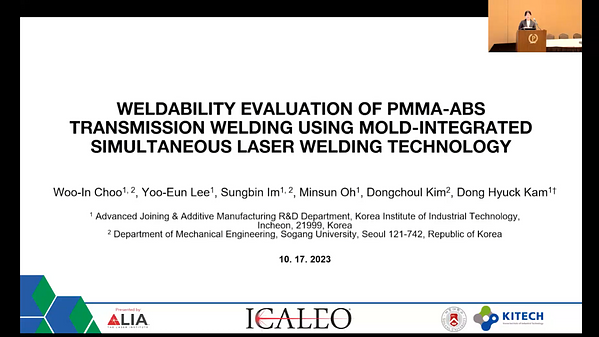 Experimental Evaluation of PMMA-ABS Transmission Welding Using Mold ...