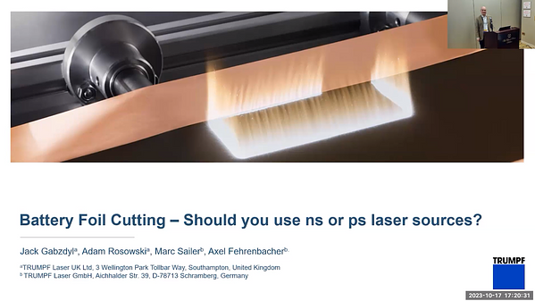 Underline | Battery Foil Cutting – Should You Use ns or ps Laser Sources?