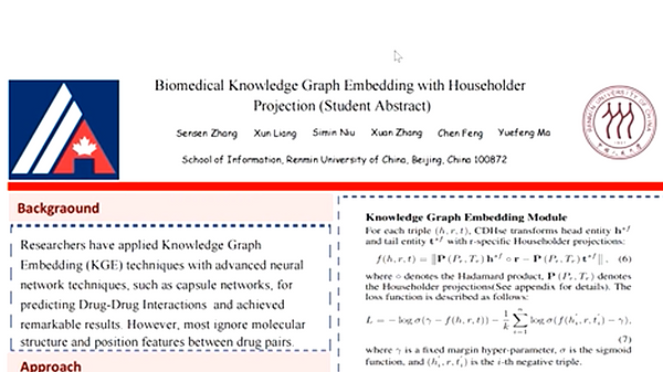 Biomedical Knowledge Graph Embedding with Householder Projection ...