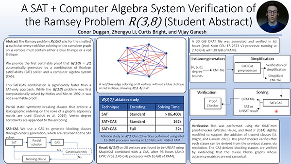 Underline | A SAT + Computer Algebra System Verification of the Ramsey ...