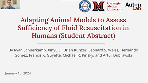 Adapting Animal Models to Assess Sufficiency of Fluid Resuscitation in ...