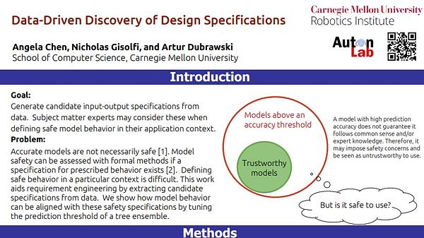 Data-Driven Discovery of Design Specifications (Student Abstract ...