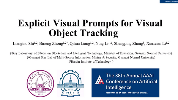 Explicit Visual Prompts for Visual Object Tracking | Underline