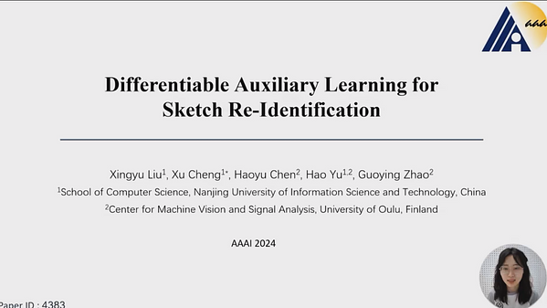 Differentiable Auxiliary Learning for Sketch Re-identification | Underline
