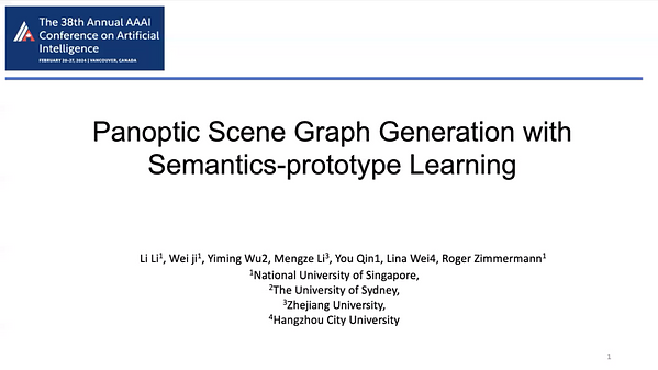 Underline | Panoptic Scene Graph Generation with Semantics-Prototype Learning
