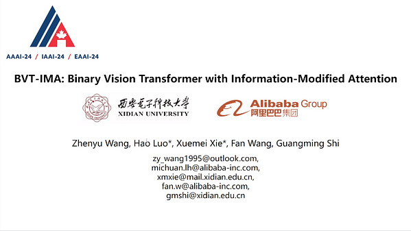 BVT-IMA: Binary Vision Transformer with Information-Modified Attention | VIDEO | Underline